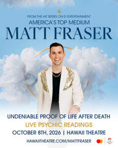 MATT FRASER 2026 – Hawaii Theatre Center